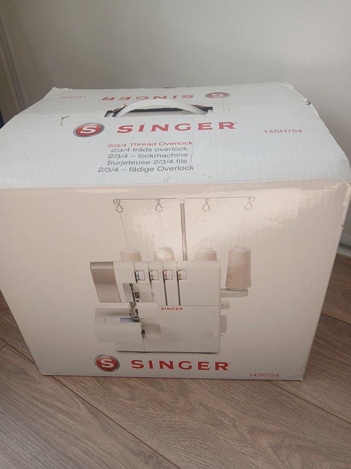 Singer 14SH754 Overlocker Sewing Machine 2/3/4 Thread Capability | eBay UK