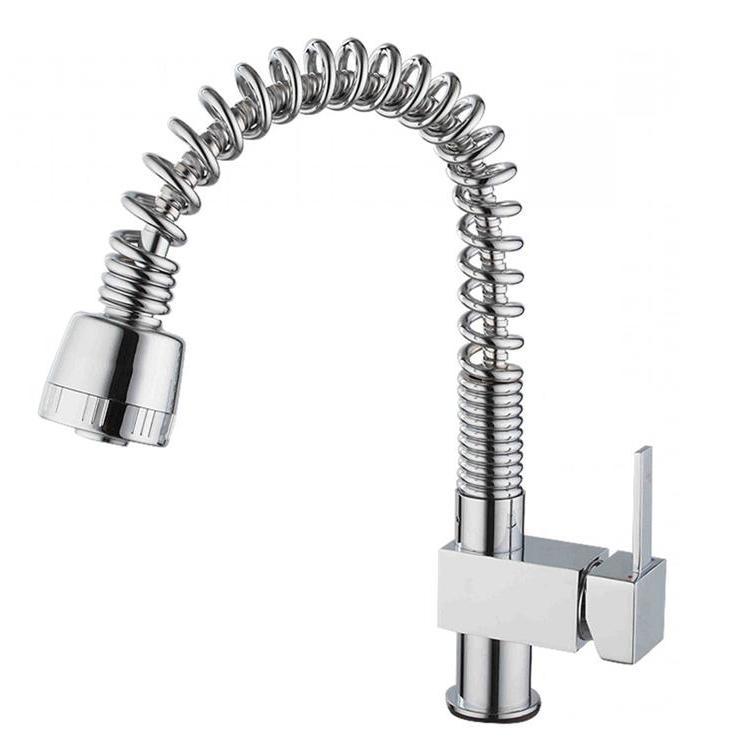 KITCHEN BASIN SINK SPRING REMOVABLE MIXER TAP SWIVEL PULL OUT ...