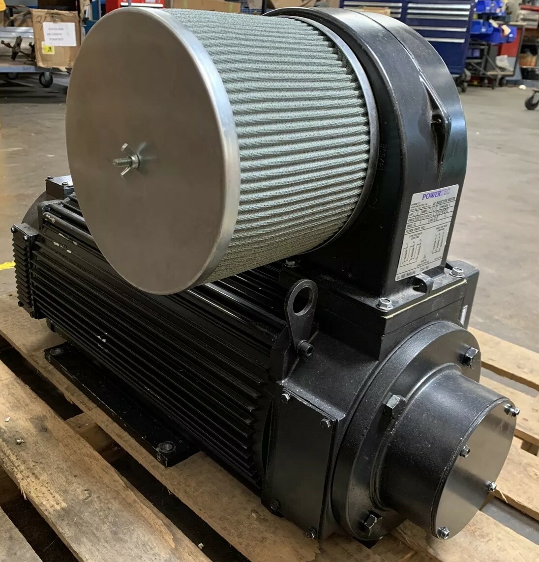 POWERTEC 75 HP Brushless DC Motor F219A2J1N961910 9000RPM 219TCZFrame ...