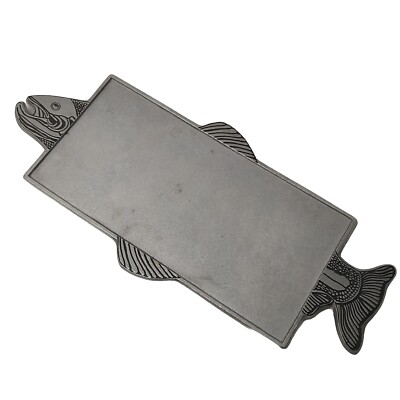 VTG Wilton Armetale Salmon Footed Platter Fish Bagels Lox Charcuterie ...