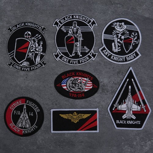 7PCS US Navy Strike Fighter Squadron 154 Patch VFA-154 Black Knight ...
