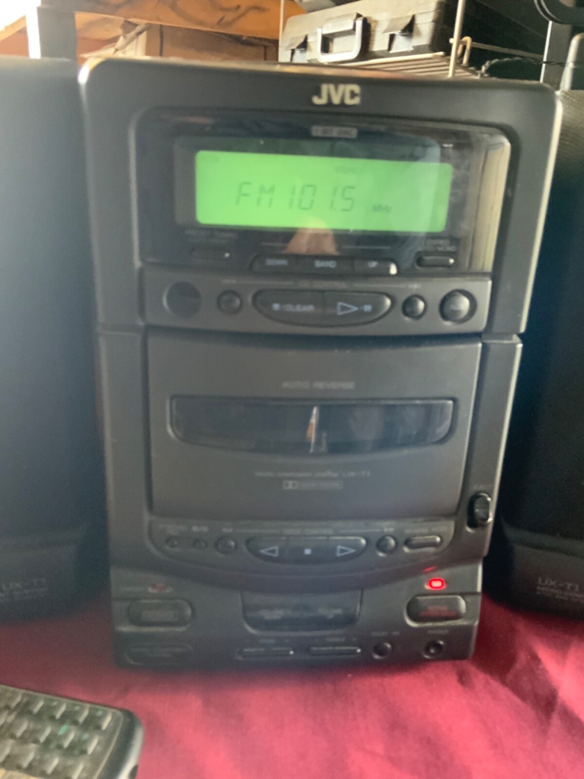 JVC UX-T1 Four Piece micro component Stereo System AM/FM (CD) CASSETTE ...