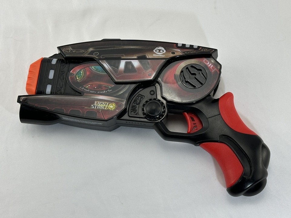 WowWee Light Strike Photon Matrix Laser Tag Gun RED Pistol | eBay