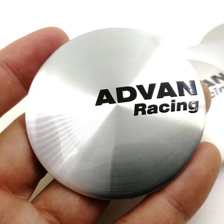 4Pcs 56mm Advan Racing Wheel Center Rim Cap Hub Sticker Emblem Badge 3 ...