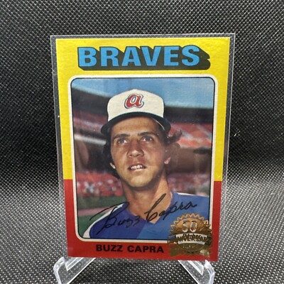 2024 Topps Heritage Buzz Capra 105 Buyback Gold Stamp - Atlanta Braves ...