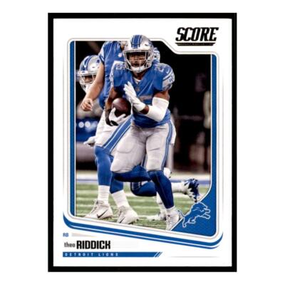 2018 Score #111 Theo Riddick Detroit Lions Football Card | eBay