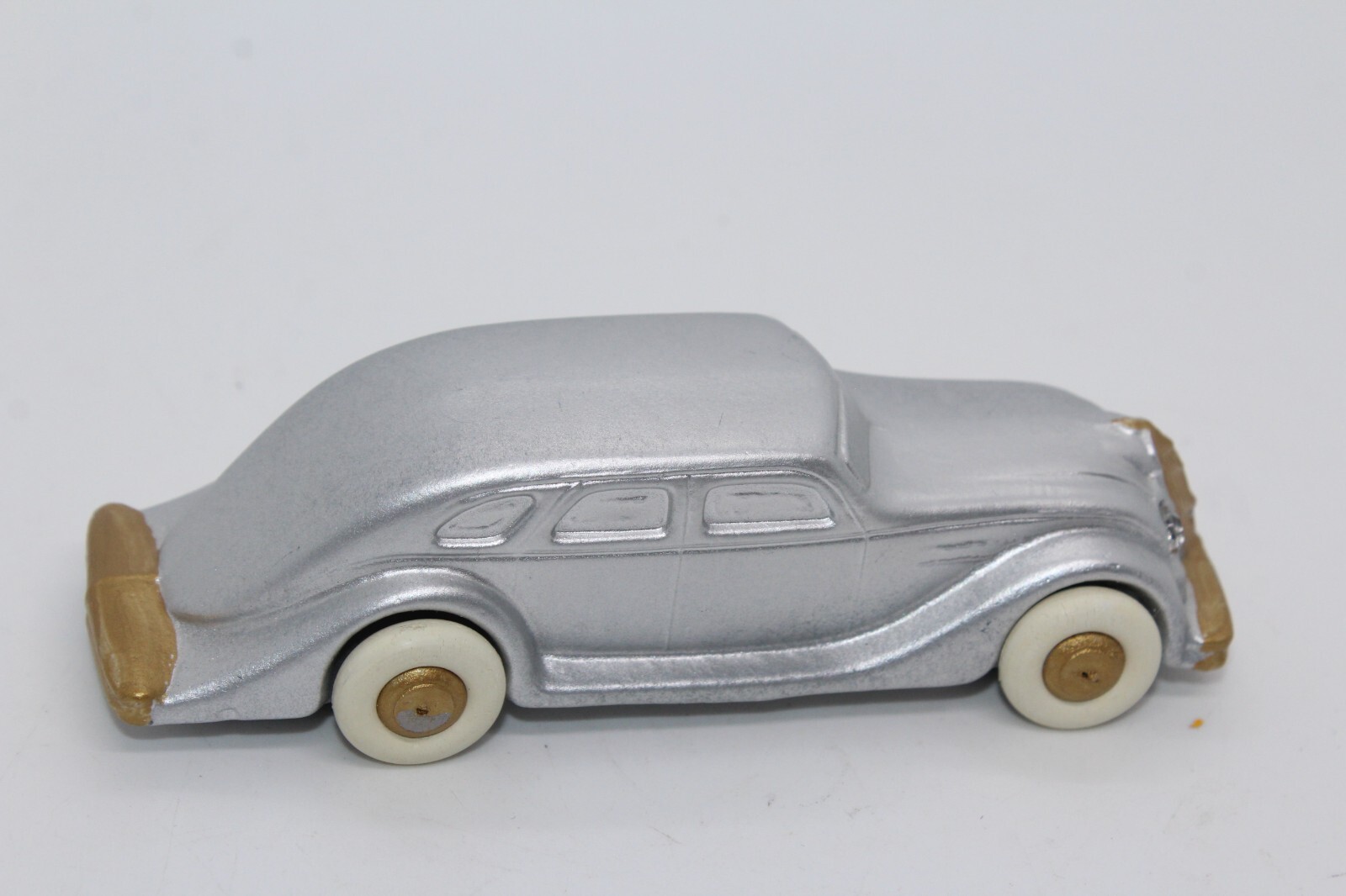 1930'S BARCLAY SLUSH MOLD SILVER AIRFLOW SEDAN REPLICA by VINTAGE ...