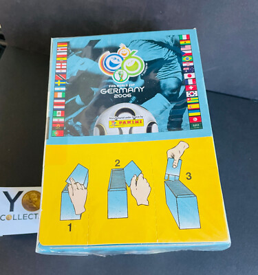 PANINI GERMANY WORLD CUP 2006 FACTORY SEALED BOX - 100 PACKETS - MESSI ...