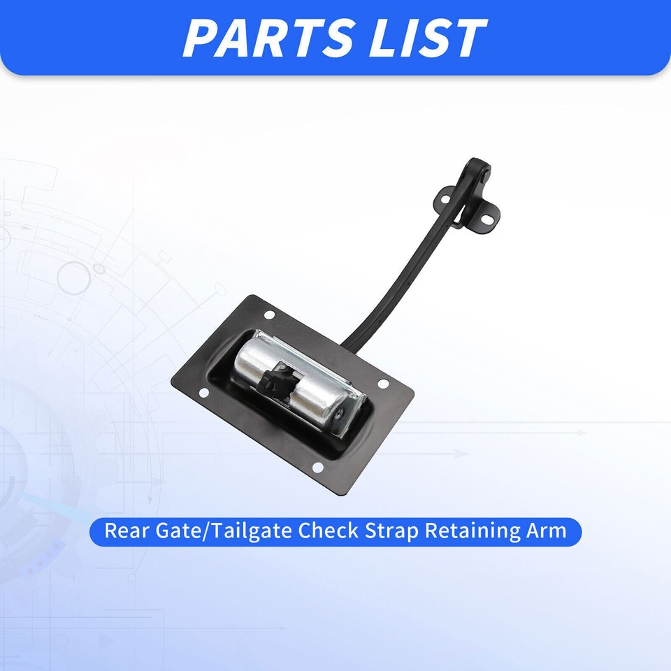 Rear Door Gate/Tailgate Check Strap Retaining Arm For Jeep Wrangler JK ...