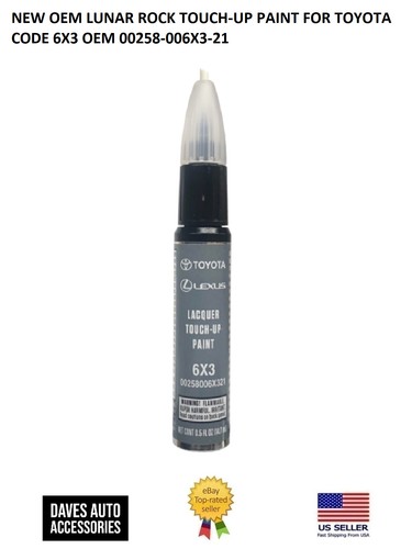Toyota OEM Lunar Rock Touch-Up Paint | 6X3 | OEM 00258-006X3-21 | Clear ...