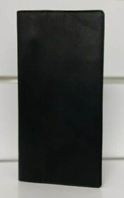 Winston Collection Leather Travel Organizer Wallet Smooth luxury black ...