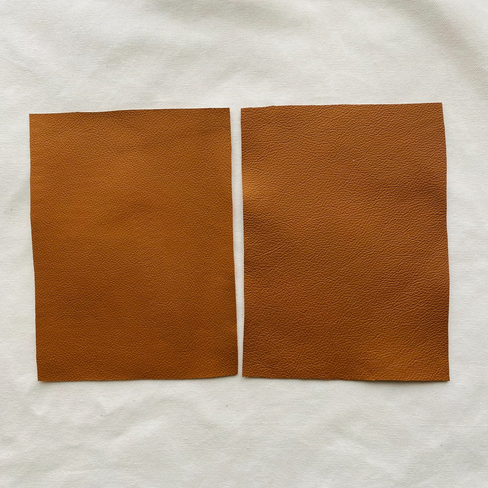 2×Corrected Genuine Leather Offcuts 15×20cm Cowhide Pieces | eBay Australia