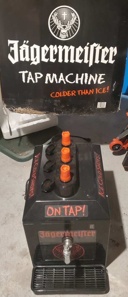 Jagermeister Tap Machine 3 Bottle Shot Chiller- Jemus Sold As Is | eBay