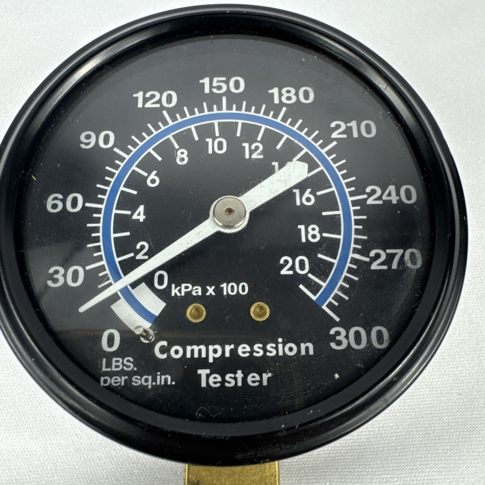Compression Tester Gauge 300 Lbs/sq. in | eBay