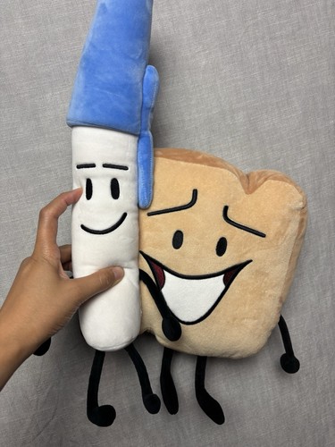 Lot 2 Battle for Dream Island PEN 18” Plush Figure 2020 Jacknjellify BFDI Woody | eBay