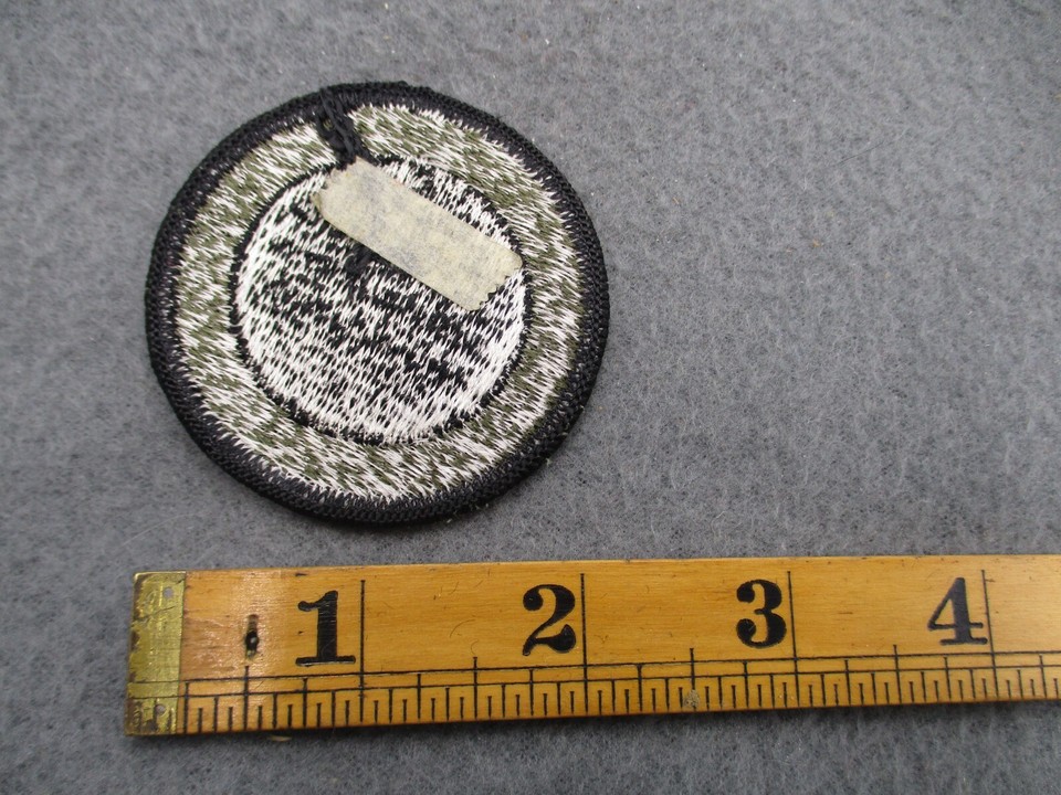 US Army 1st First Corps Subdued Green Black Circle Patch S5. | eBay