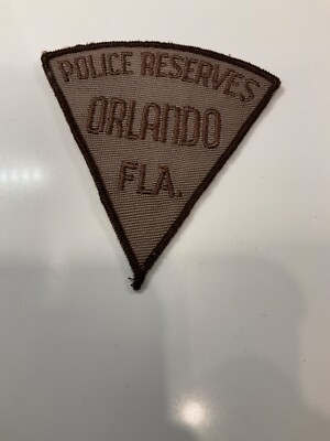 Vintage Triangle patch Orlando Police Reserves State Florida FL ...