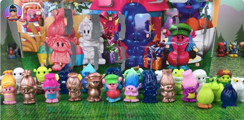 OOSHIES DreamWorks Advent Calendar 24 Figures 2018 Brand New Never ...