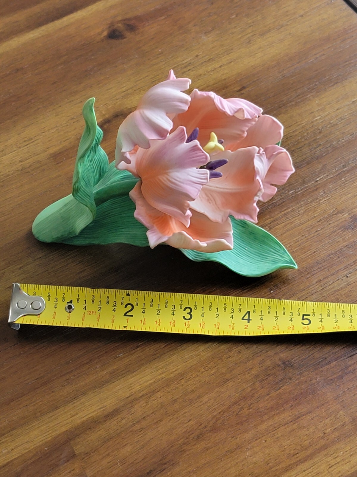 Vintage Lenox Parrot Tulip Fine Porcelain Flower Sculpture Garden Art ...