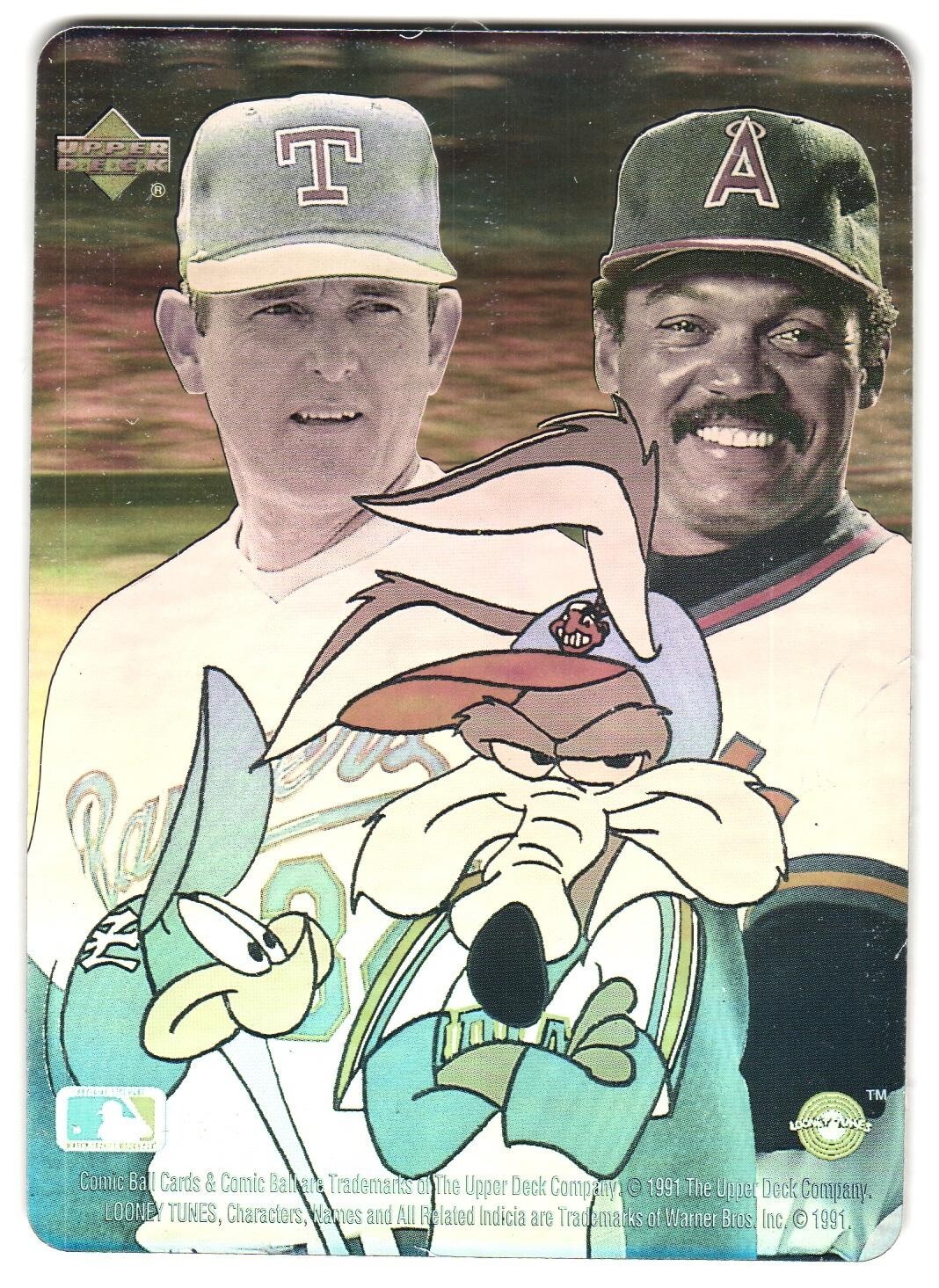 Nolan Ryan & Reggie Jackson 1991 Upper Deck Hologram Card | eBay