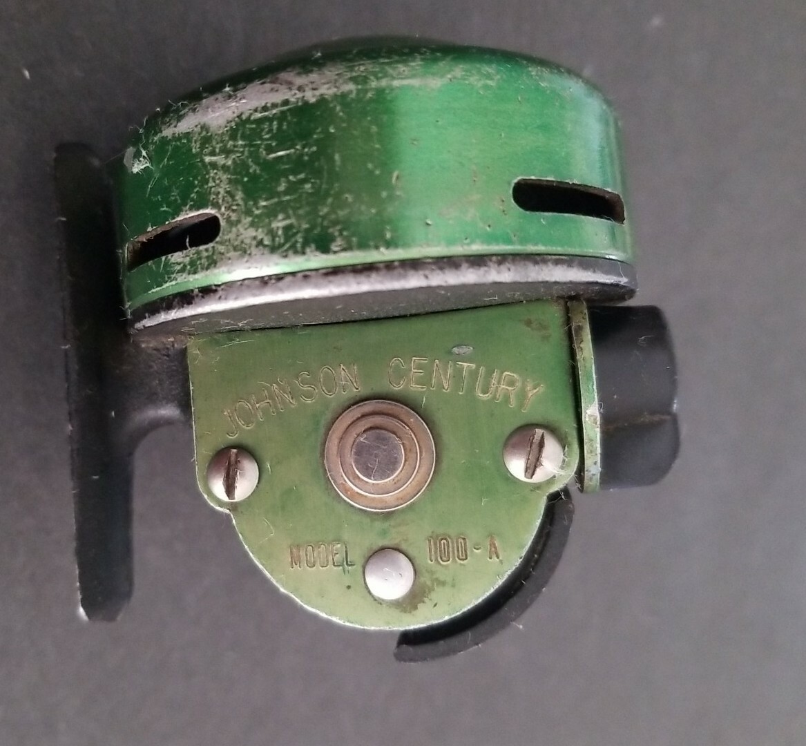VINTAGE JOHNSON CENTURY MODEL 100-A FISHING REEL MADE IN IN USA DOUBLE ...