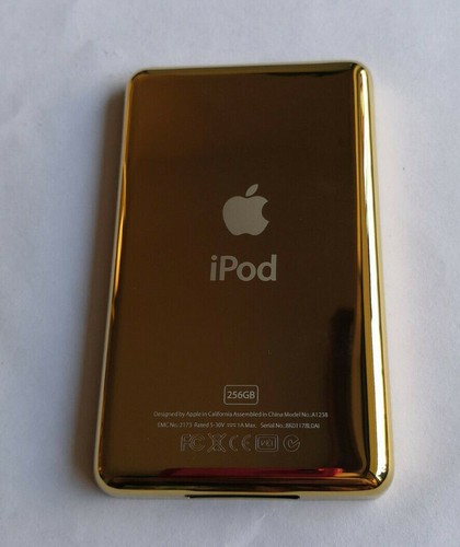 Gold Back Housing Cover Case for iPod Classic 6/7th Video 5/5.5th Thin ...