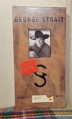 GEORGE STRAIT - "STRAIT OUT OF THE BOX" (NEW MCA 4 CASSETTE BOX SET W ...