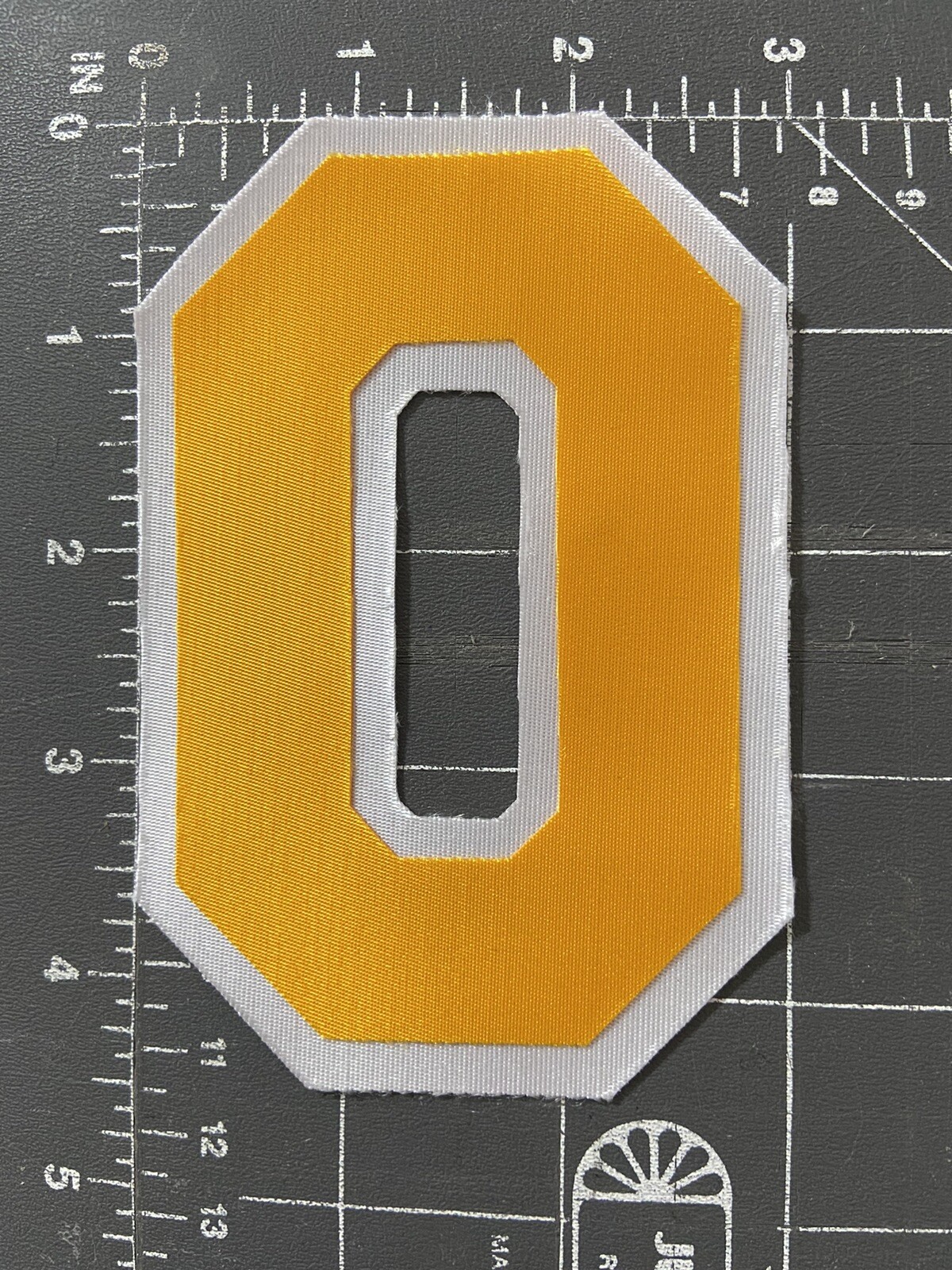 Vintage Varsity Letterman Jacket Iron-on Letter O #0 # 0 Zero Patch ...