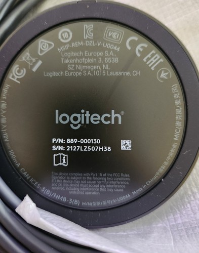 Logitech Expansion Microphone for MeetUp ConferenceCam (889-000130) for ...