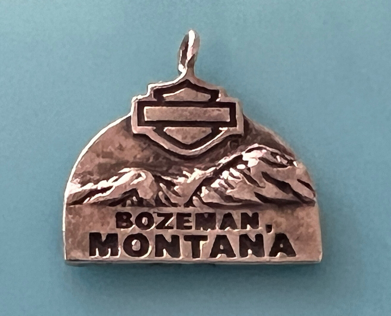 Harley Davidson Motorcycle Sterling Silver Bozeman MT… - Gem