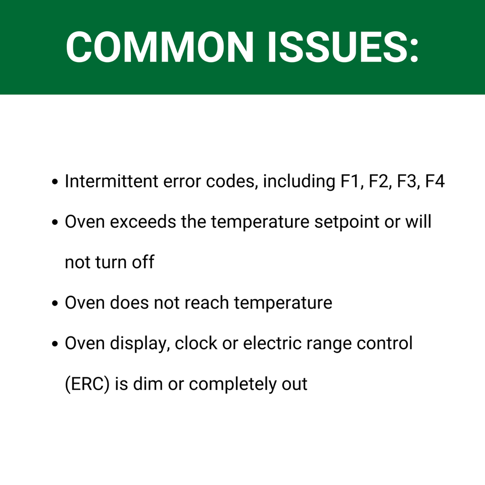 REPAIR SERVICE for 318010102 Oven Control Board Repair for 318010102 ...