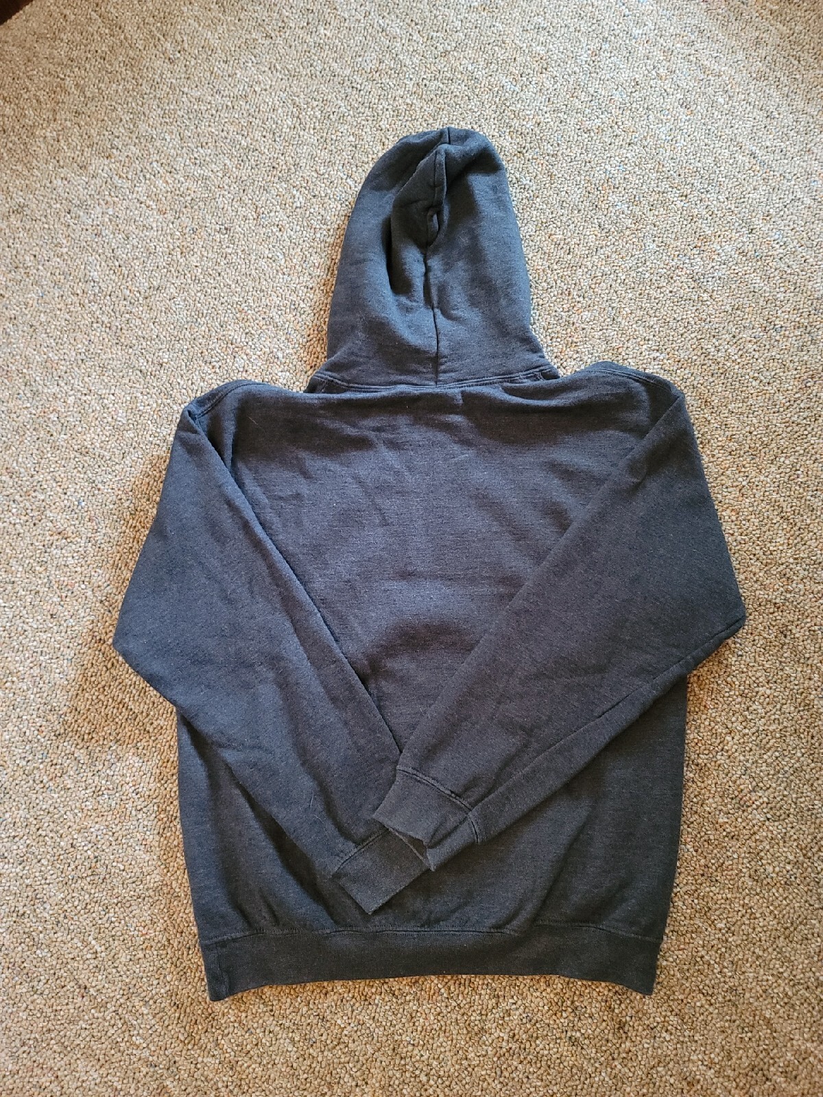 Crazy Lamp Lady HOODIE M cherub thrift coffee list repeat gray angel ...