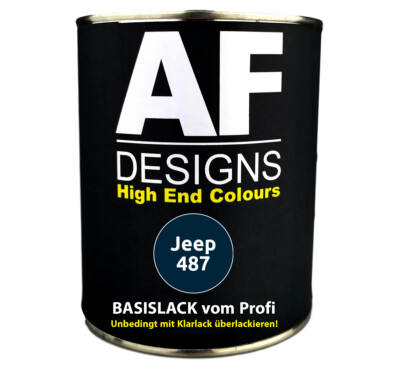 250ML Basislack Jeep 487 Blue Notturno Perl Spritzfertig Autolack | eBay.de