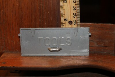 Vintage Marx Sir Silver Tool Box Lid PART ONLY | eBay