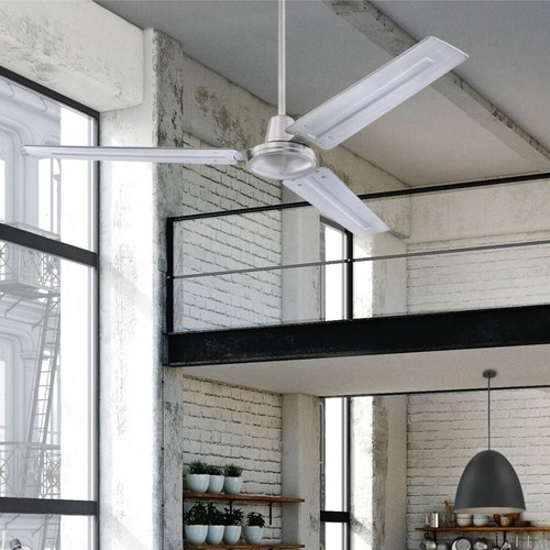 Commercial Ceiling Fan Heavy Duty Industrial Shop Garage Large Steel ...
