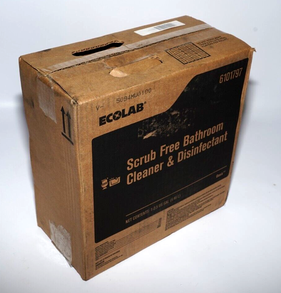 Ecolab 6101797 Oasis Scrub Free Bathroom Cleaner & Disinfectant 2.5 gal ...