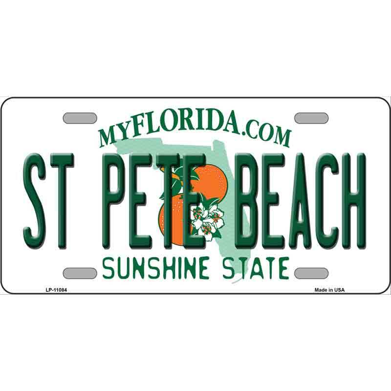 St Pete Beach Florida Novelty Metal License Plate Tag LP-11084 | eBay