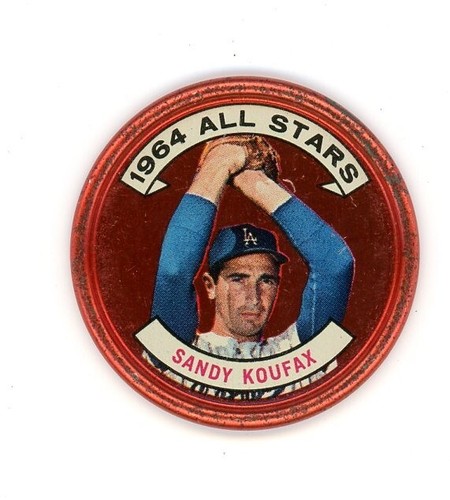 1964 Topps SANDY KOUFAX Dodgers All Star Coin #159 EX Condition | eBay