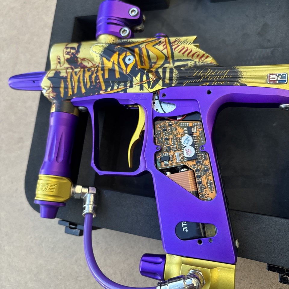 Planet Eclipse Ego SL74 Infamous Purple & Gold 1 of 3 Team Gun | eBay