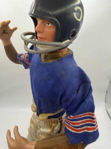 Vintage 1960s Johnny Hero Chicago Bears Football Doll Figure Rare ...