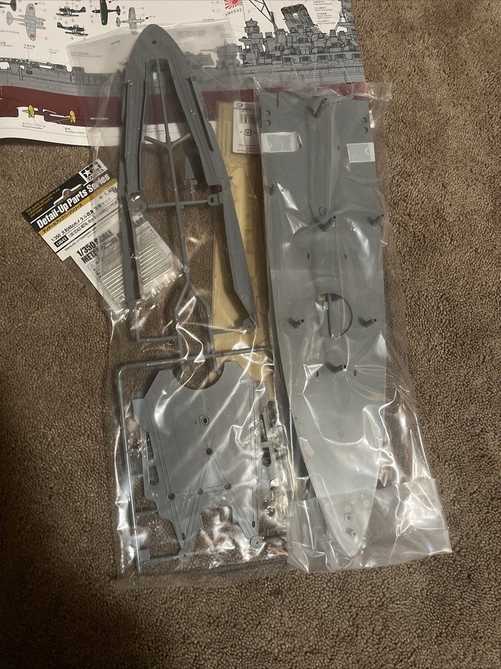 Tamiya 78025 Japanese Battleship Yamato Large Model Kit With Extras! 👀 ...