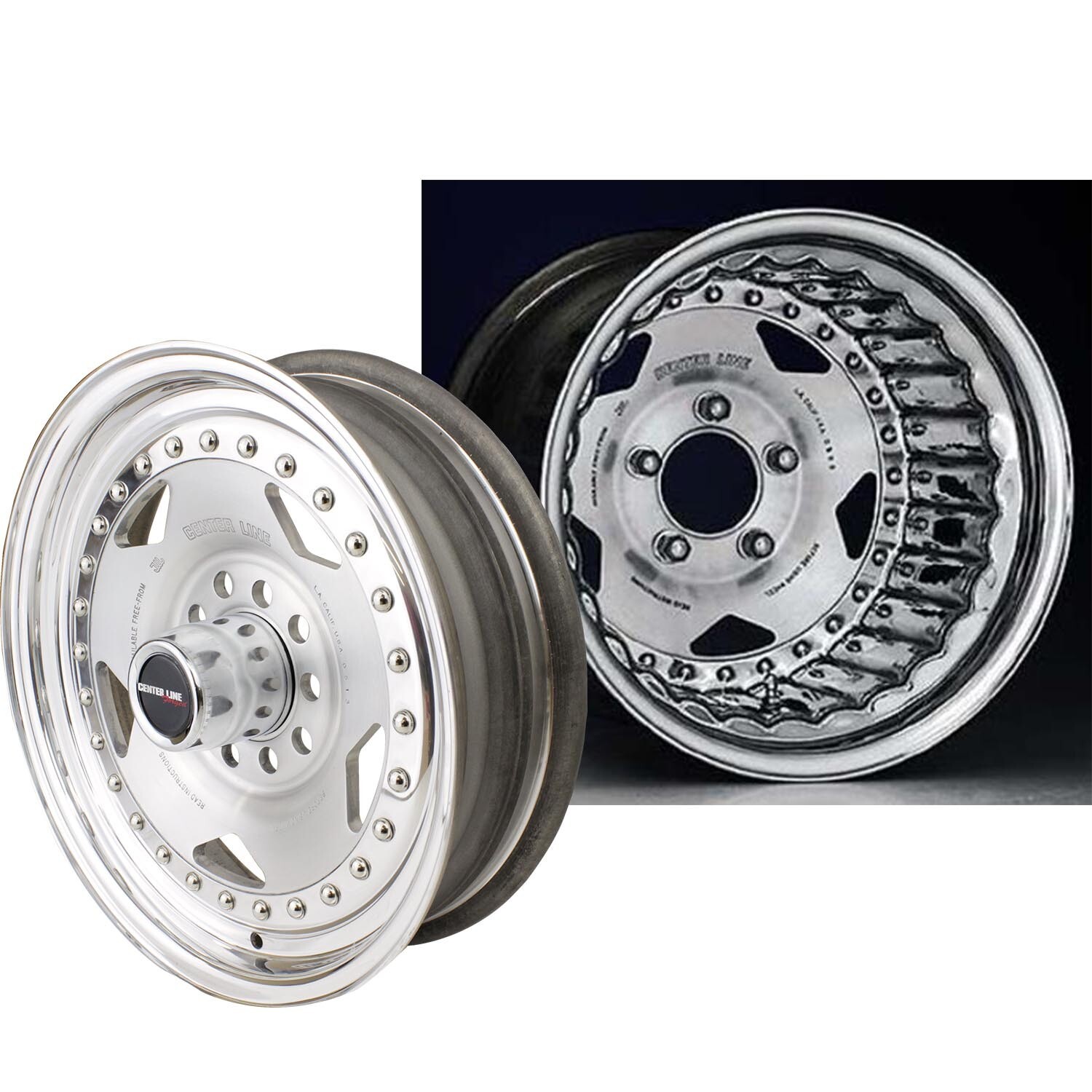 CL-005401442 CENTERLINE Convo Pro Wheel, Satin/Polished, 15x 3.5, 4 x 4 ...