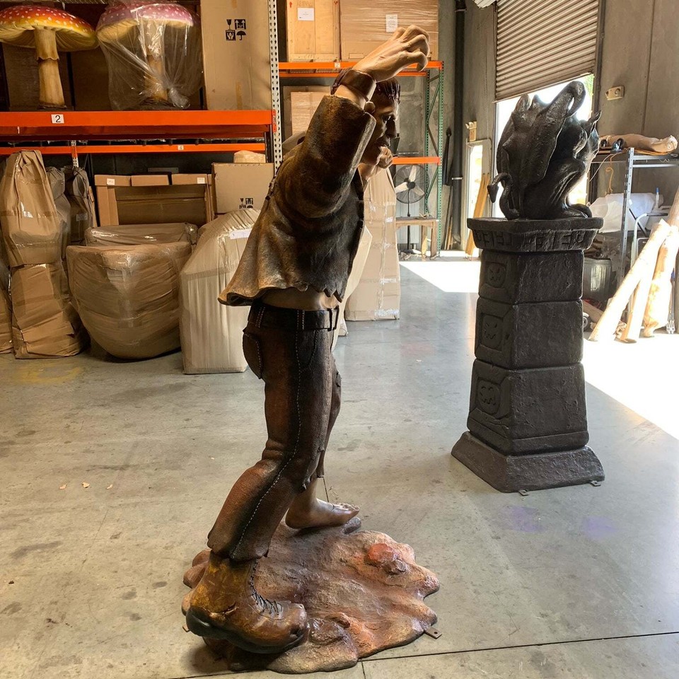 Frankenstein Monster Life Size Resin Statue Halloween Theme Decor Prop ...