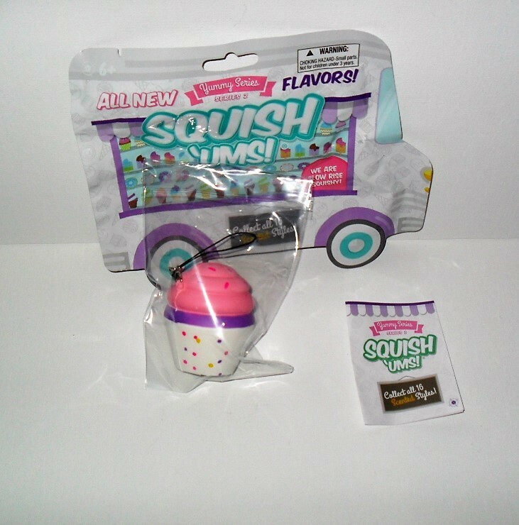 YUMMY SERIES 2 SQUISHUMS CUPCAKE CRAZY CONFETTI SQUISHY SLOW RISE LOOSE ...