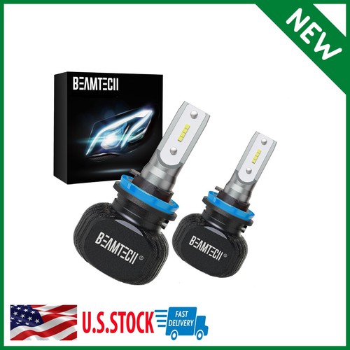 BEAMTECH H11 LED Headlight Bulb, 50W 6500K 8000Lumens Extremely Brigh ...