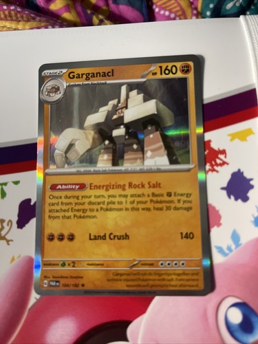 Pokemon TCG - Paradox Rift - Holo - Garganacl- 104/182 - Rare | eBay