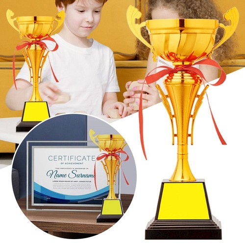 Golden Statues Trophy Awards Small Prize Cup Children Award Prize ...
