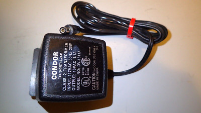 CONDOR ELECTRONICS DV-1611A AC to AC POWER SUPPLY ADAPTER 16V AC 1.1A ...