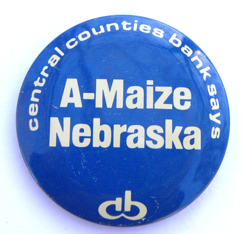 Vintage Penn State Football Button Pin A Maize Nebraska Central ...