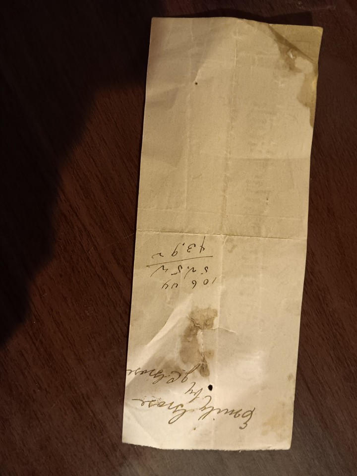 The Arcola State Bank Check Stamped 4/15/1901 H M King Emily Grose ...